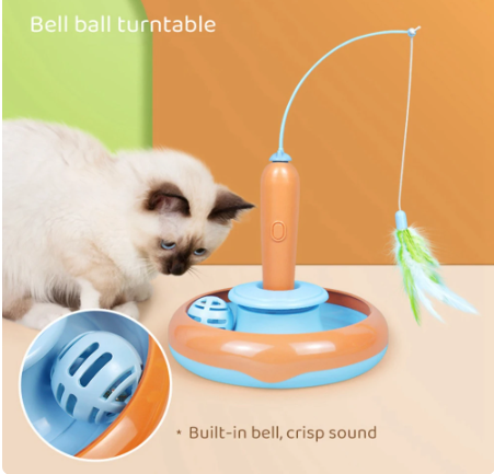 PLUMA GATO/JUGUETE ELECTRICO PARA GATO – MiauHogar